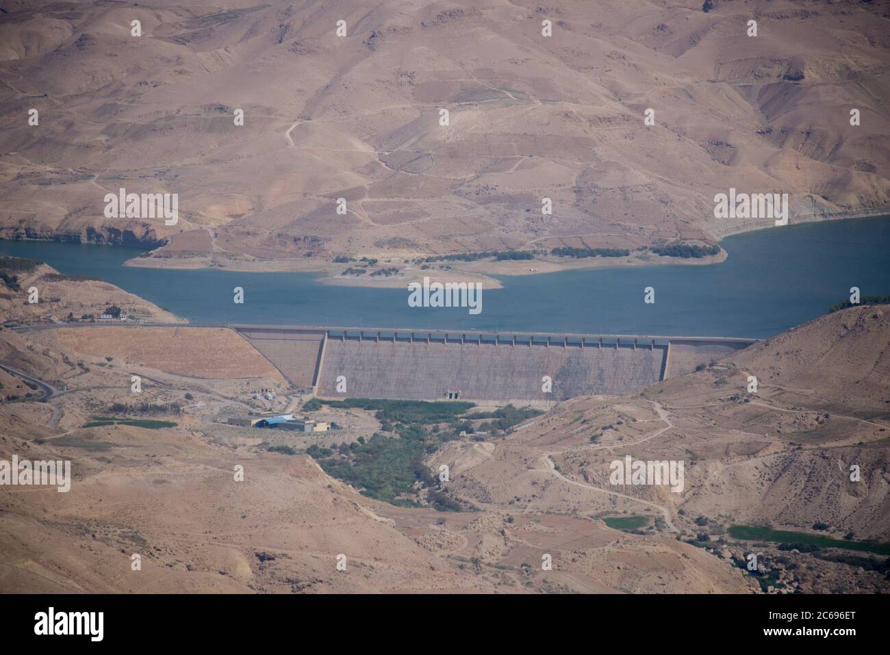 Landscape by the wadi mujib dam hi-res stock photography and images - Alamy