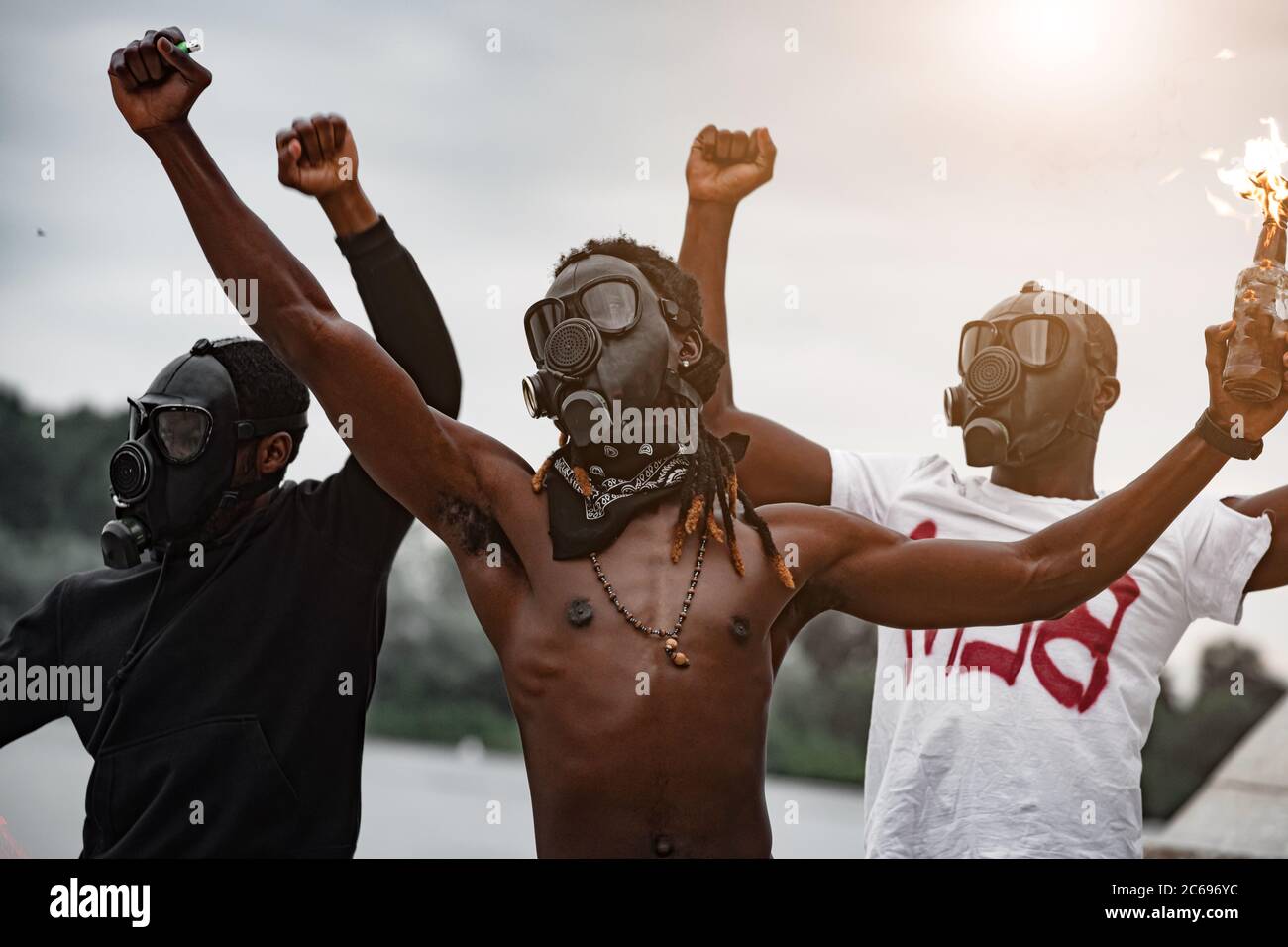 black people all over the world showed up for rallies to show their ...