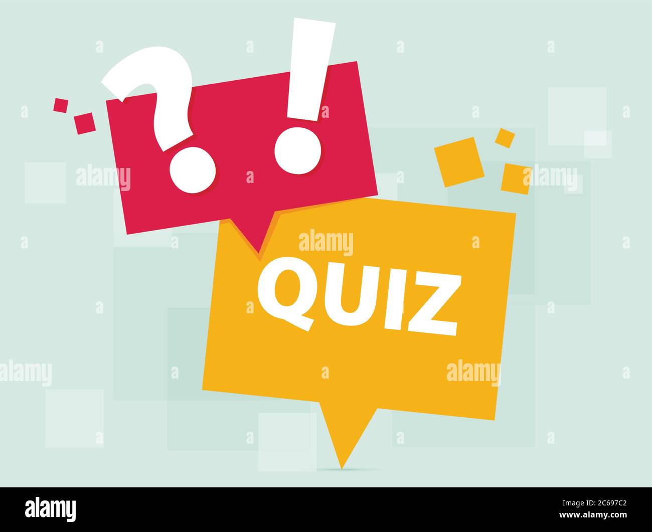 Quiz related concept vector illustration Stock Vector Image & Art - Alamy