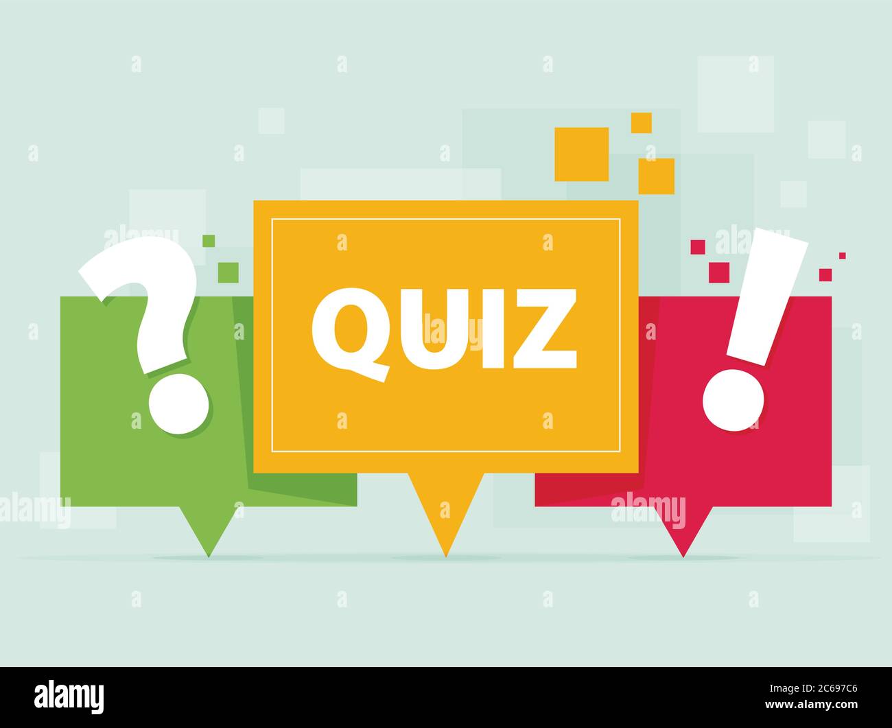 Quiz related concept vector illustration Stock Vector Image & Art - Alamy