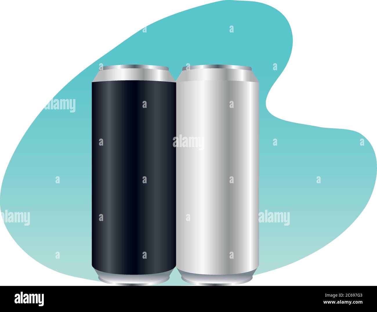 Empty drinks cans Stock Vector Images - Alamy