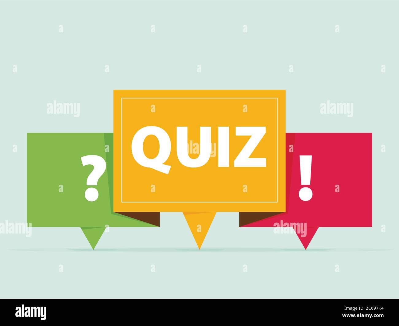 Quiz related concept vector illustration Stock Vector Image & Art - Alamy