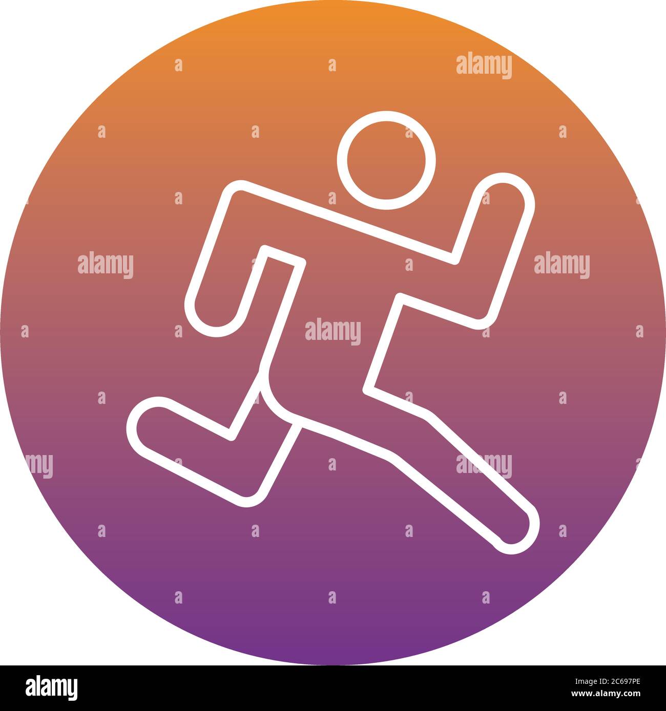 runner avatar figure block style icon vector illustration design Stock ...
