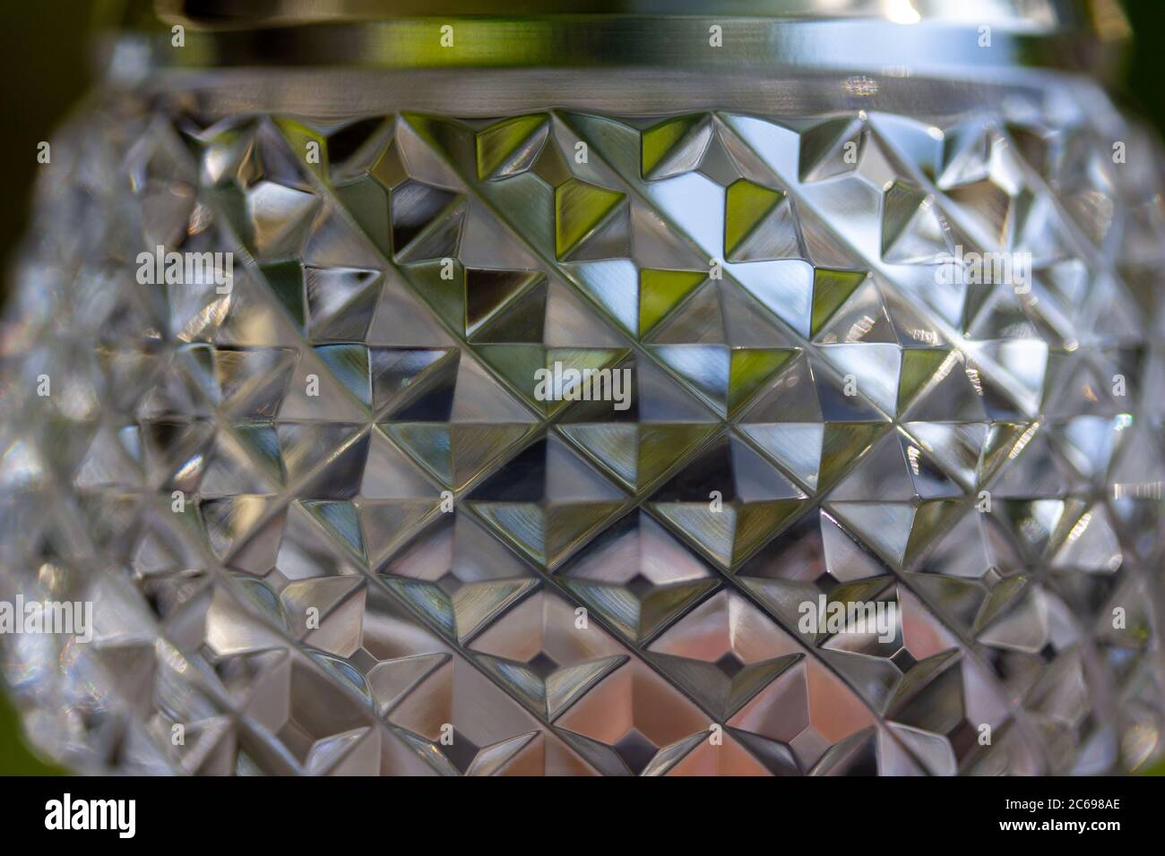 Lead crystal texture abstract with beautiful light reflecting diamond ...