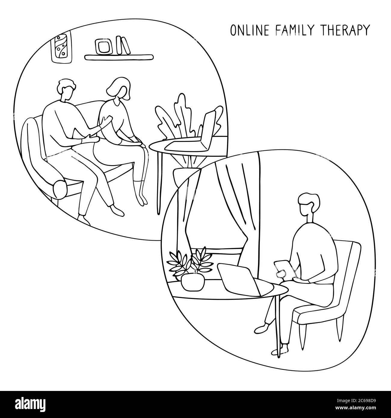 Family Psychologist. Online counseling for couple. Patients at ...
