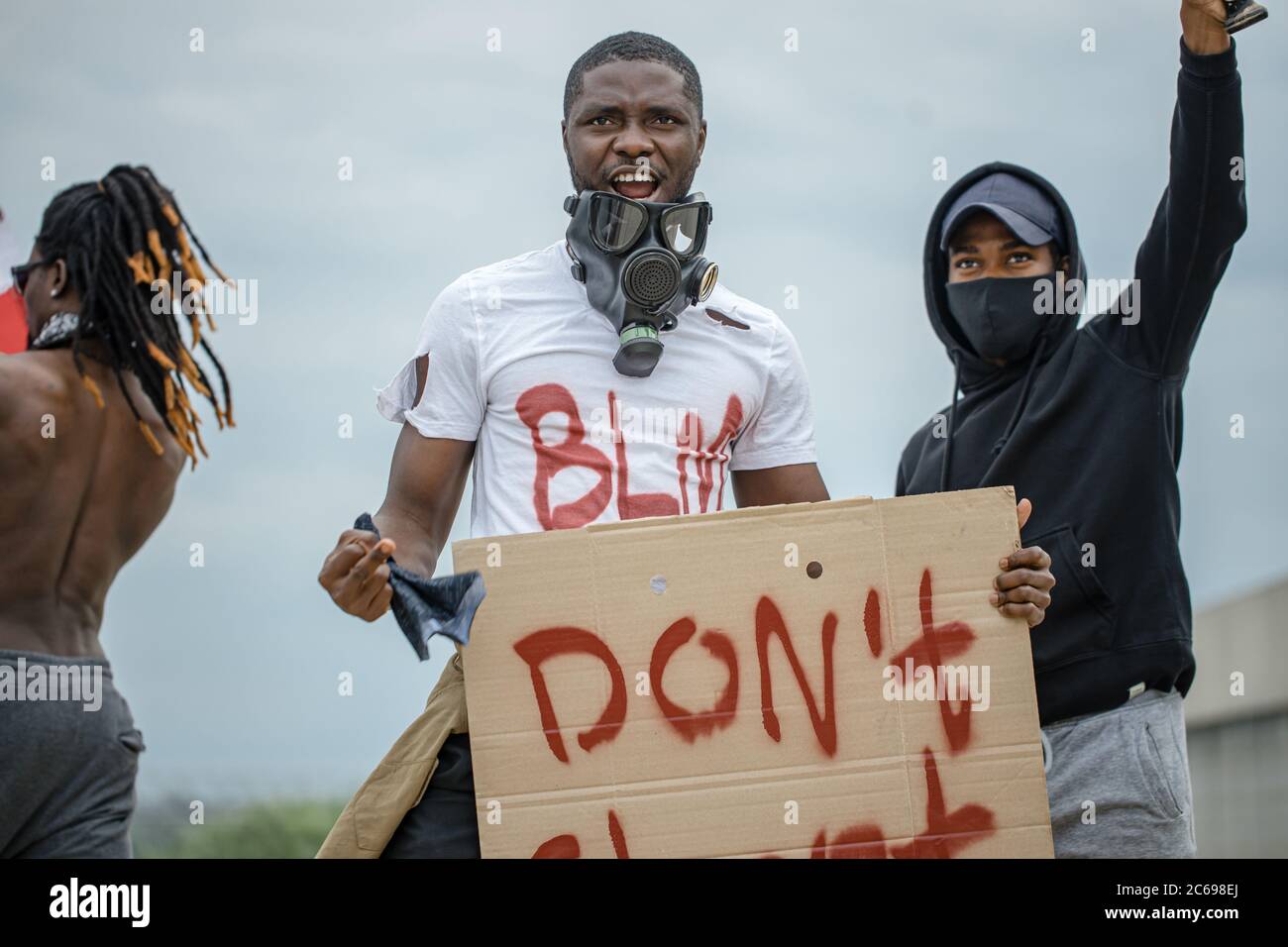 black people all over the world showed up for rallies to show their ...