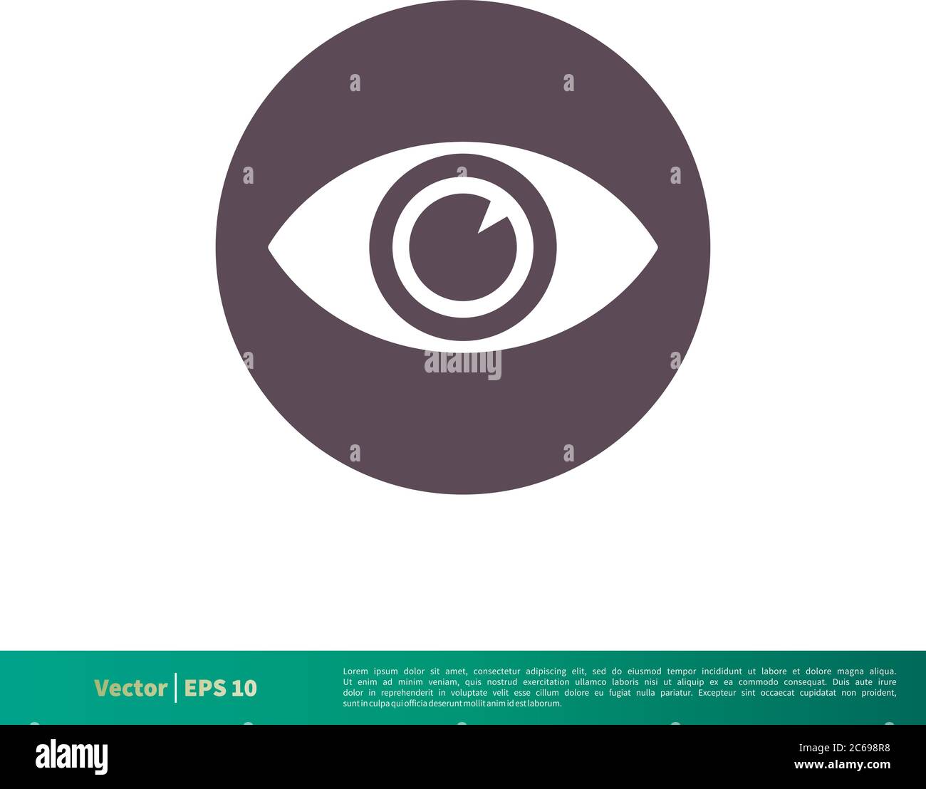 Eye Vision, View Icon Vector Logo Template Illustration Design ...
