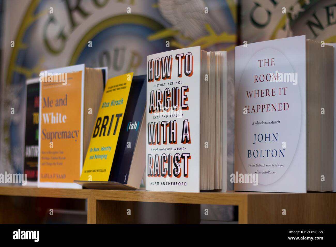 Waterstones book shop window display inspired by the BLM Black Lives ...