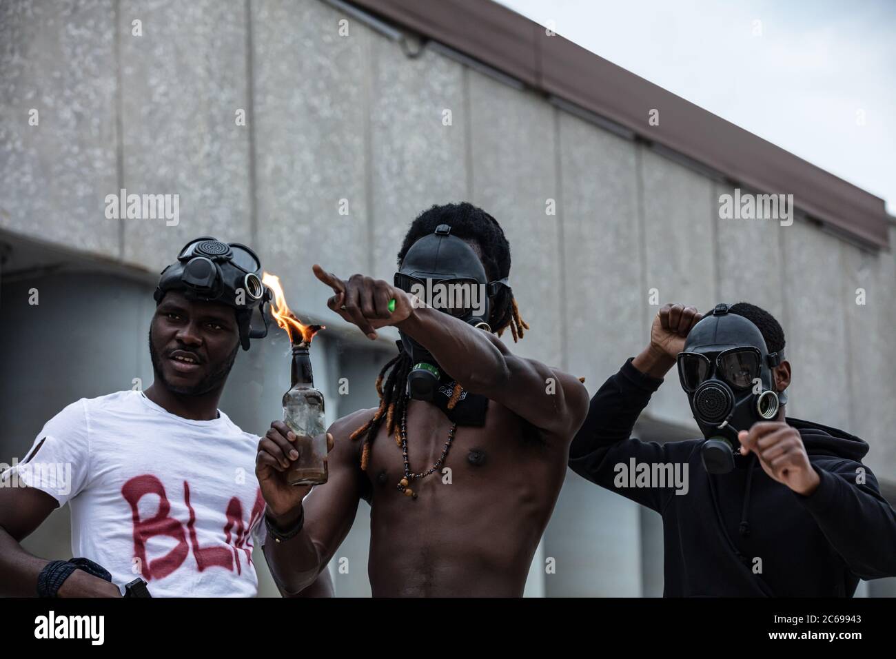 wave of violent fury of black people erupts across USA, armed men go on ...