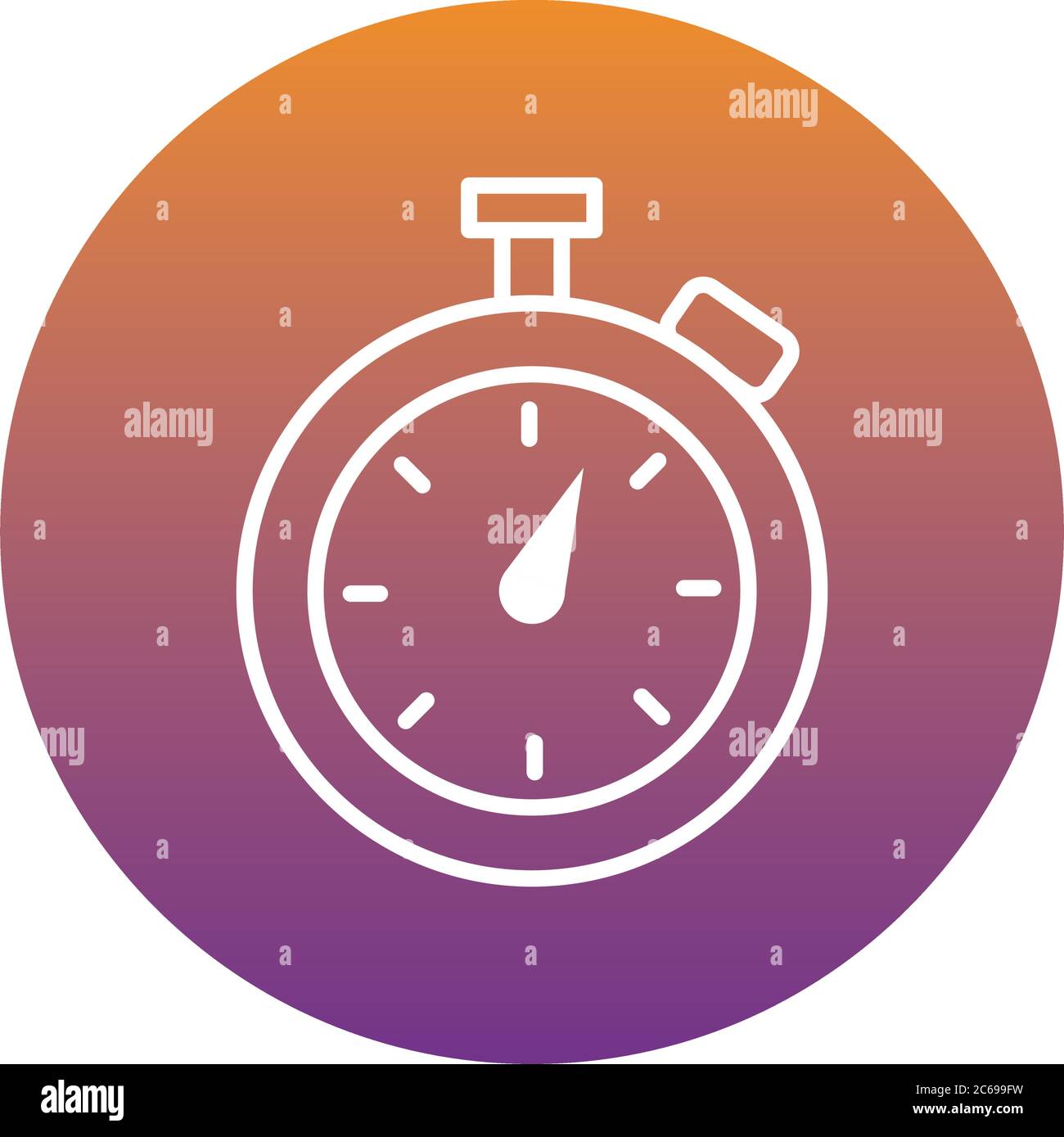 chronometer timer block style icon vector illustration design Stock ...