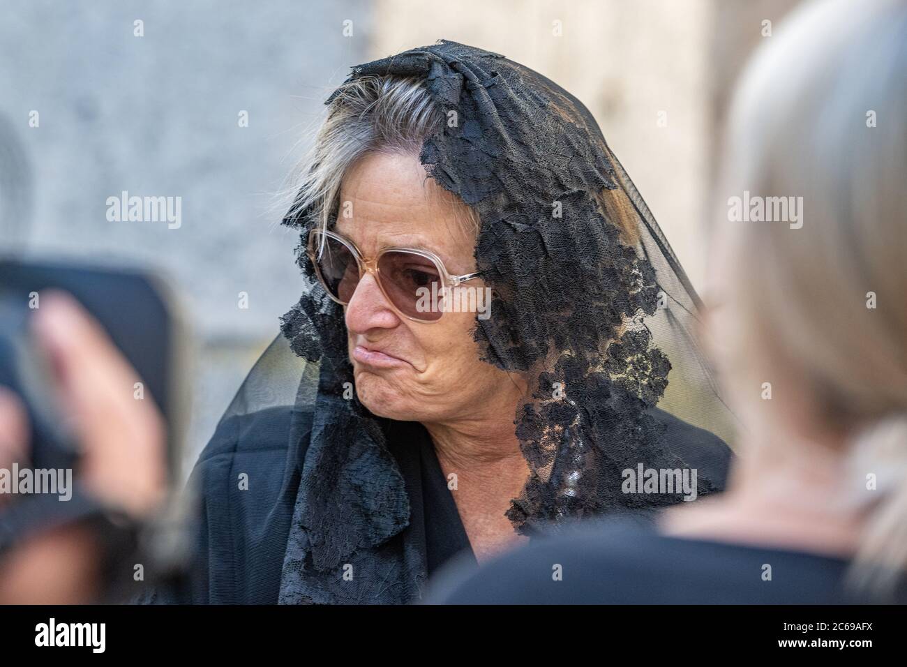 Regensburg, Germany. 08th July, 2020. Gloria von Thurn und Taxis stands ...