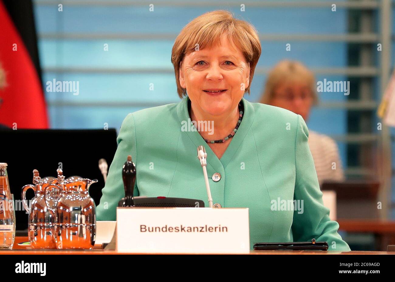 Berlin, Germany. 08th July, 2020. Federal Chancellor Angela Merkel (CDU ...