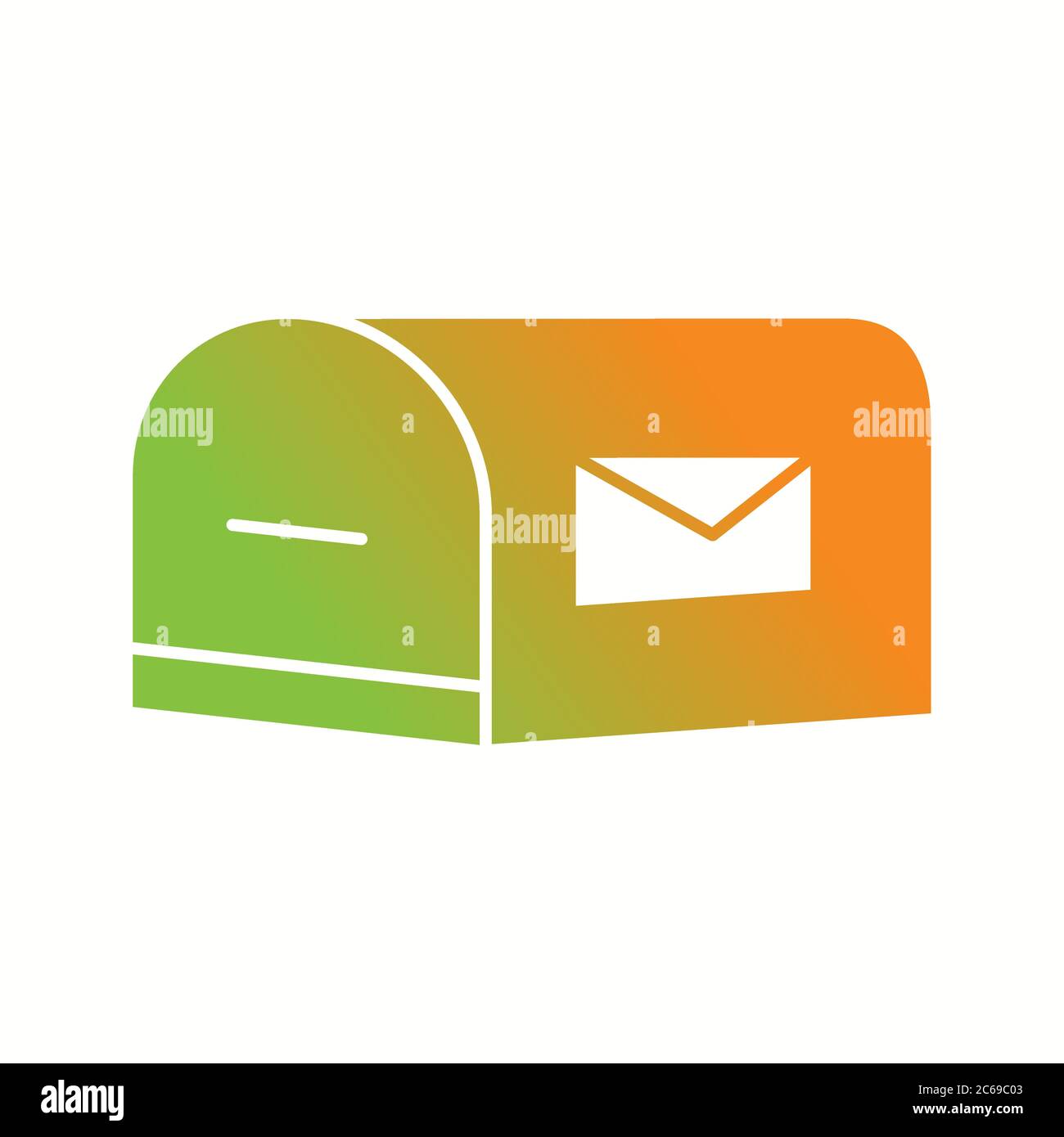 Wall mounted letterbox Cut Out Stock Images & Pictures - Alamy