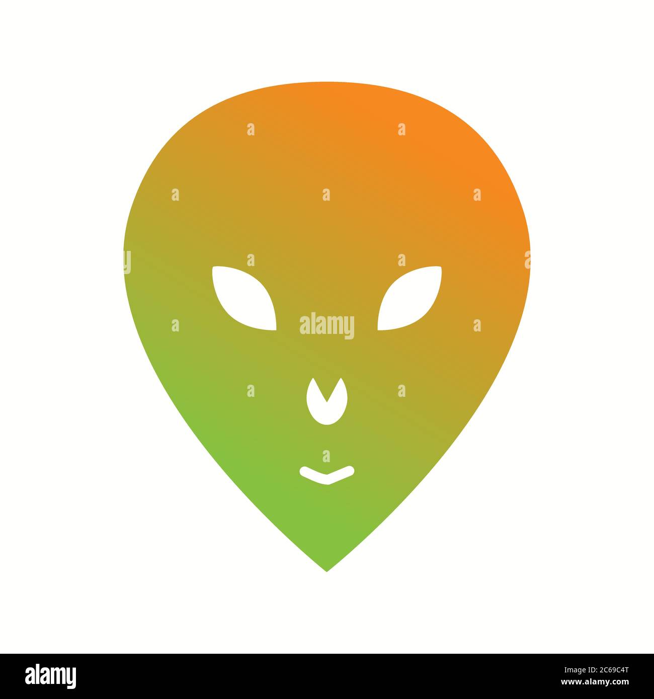 Alien face vector vectors hi-res stock photography and images - Alamy