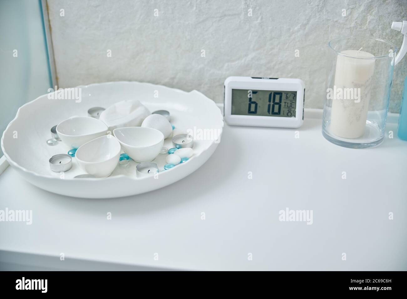 Lovely details of the minimalistic interior close up photo Stock Photo ...