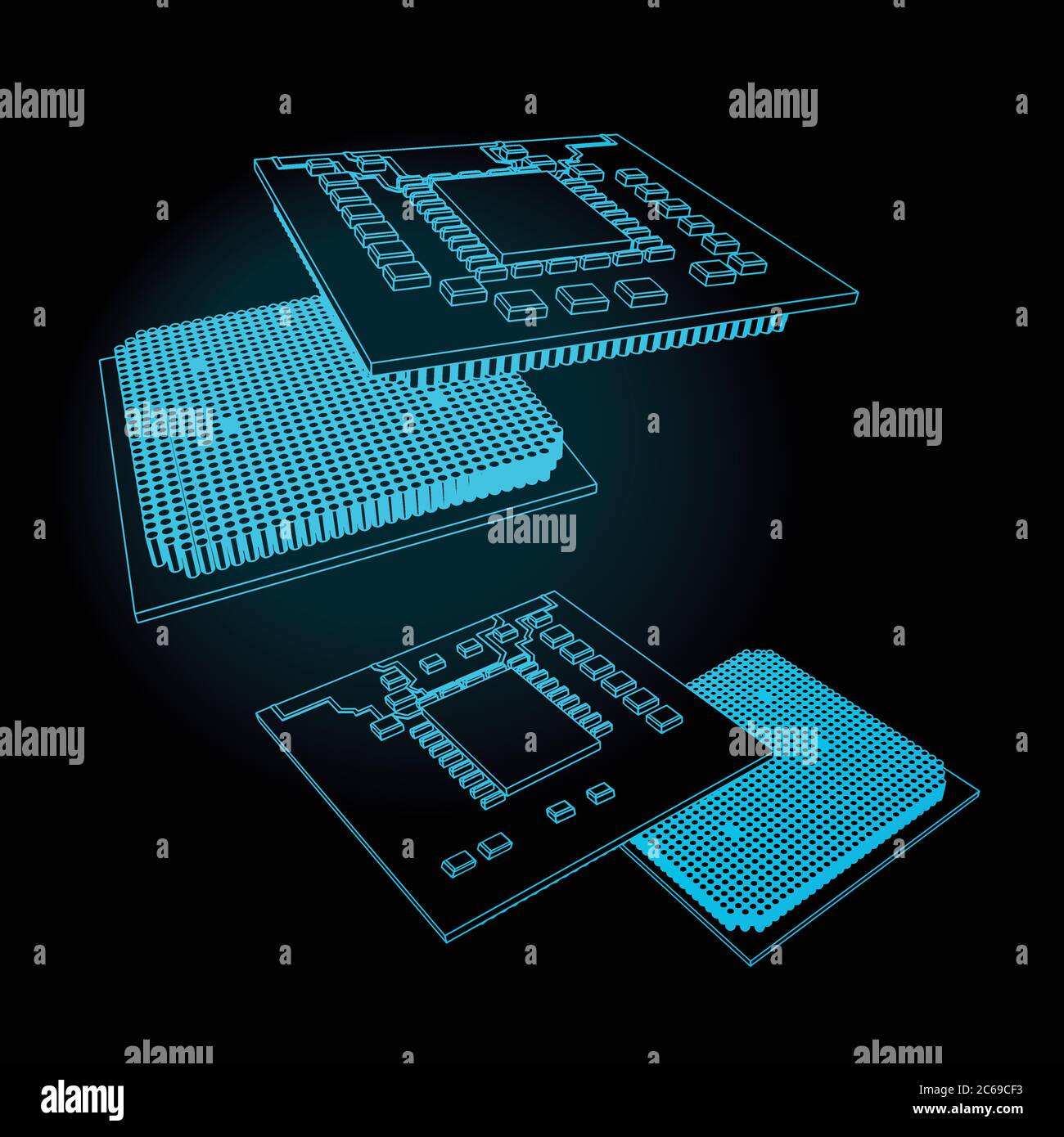 Micro processor architecture hi-res stock photography and images - Alamy