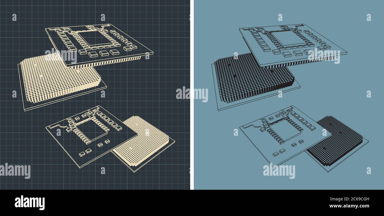 Integrated device Stock Vector Images - Alamy