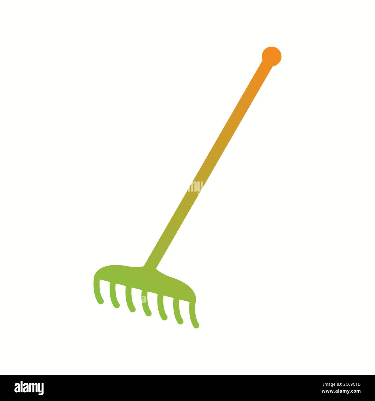 Unique Rake Vector Glyph Icon Stock Vector Image & Art - Alamy