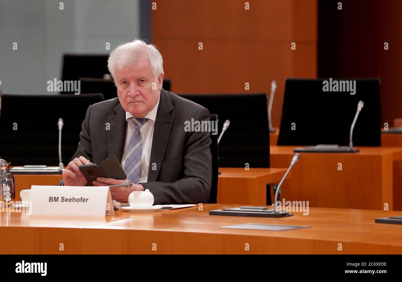 Berlin, Germany. 08th July, 2020. Horst Seehofer (CSU), Federal ...