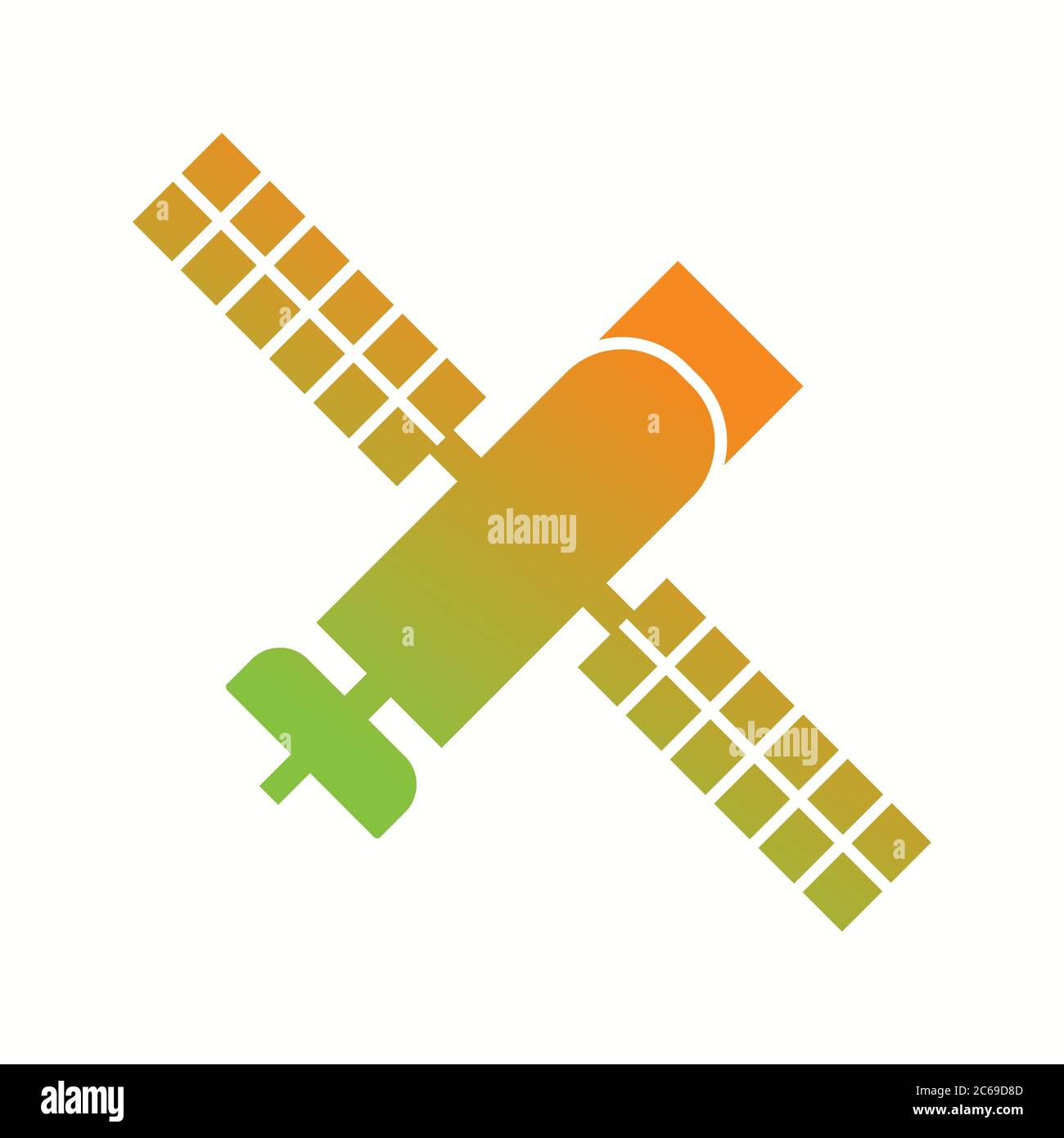 Unique Satellite Vector Glyph Icon Stock Vector Image & Art - Alamy