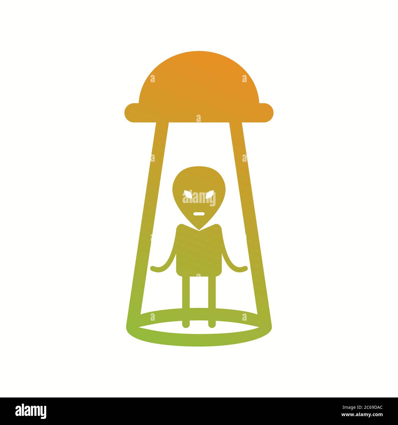 Unique Alien Abduction Vector Glyph Icon Stock Vector Image & Art - Alamy