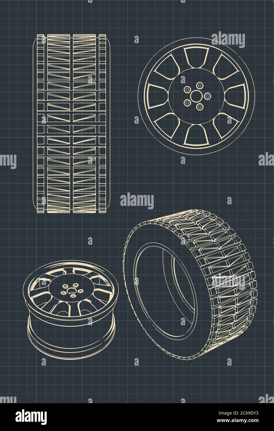 Tires vectors hi-res stock photography and images - Alamy