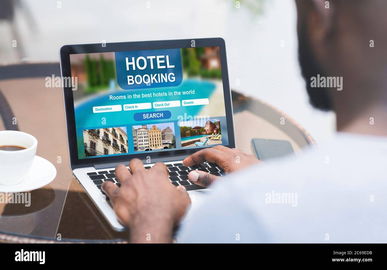African american business man hotel hi-res stock photography and images ...