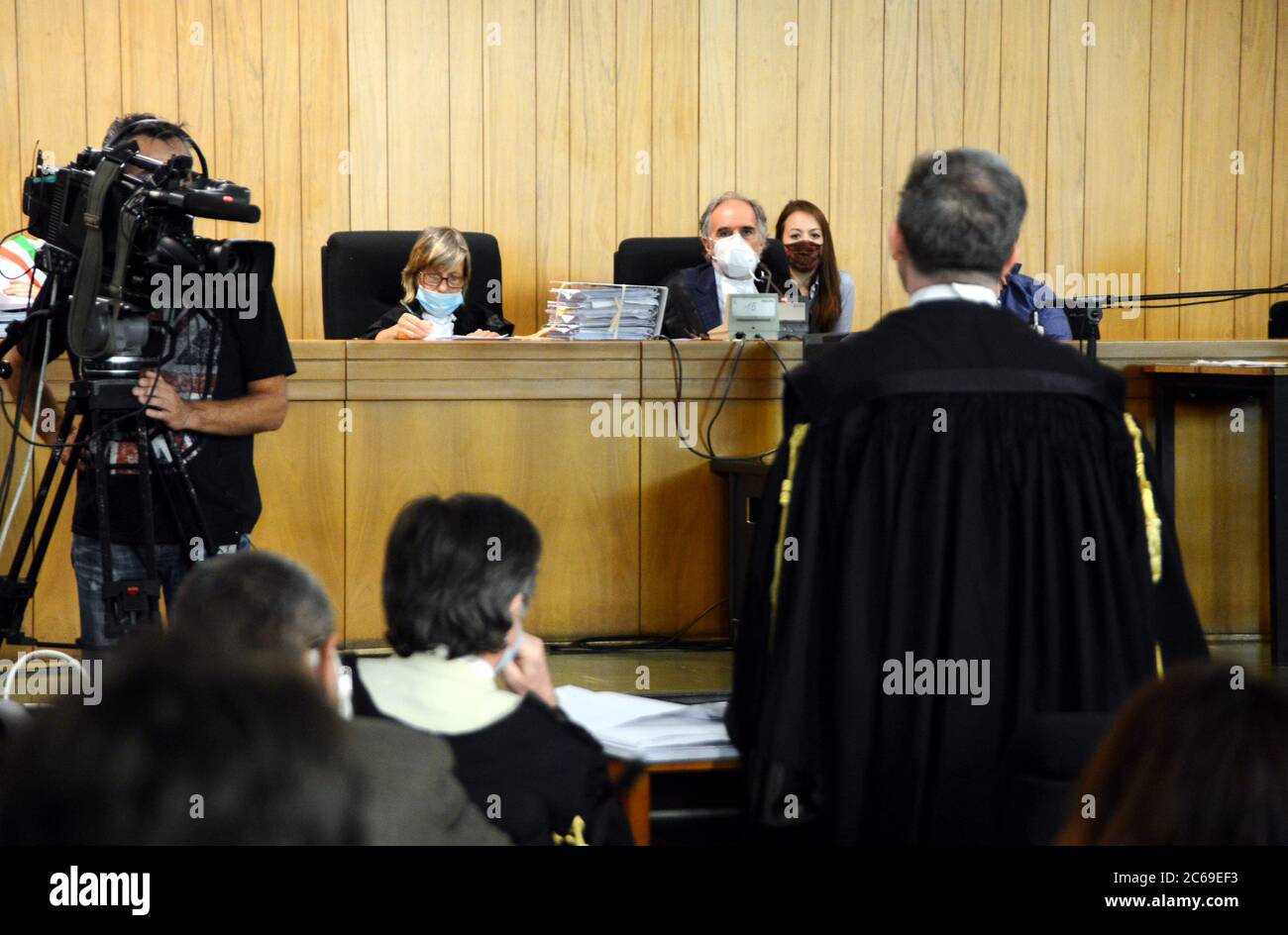 Milan, Aula Bunker Filangeri Court, Ousseynou Sy Trial, l Editorial ...
