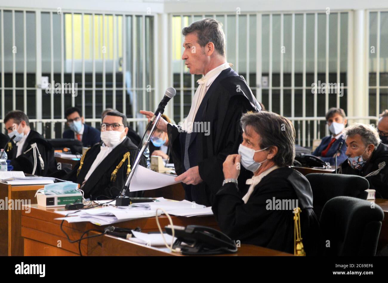 Milan, Aula Bunker Filangeri Court, Ousseynou Sy Trial, l Editorial ...