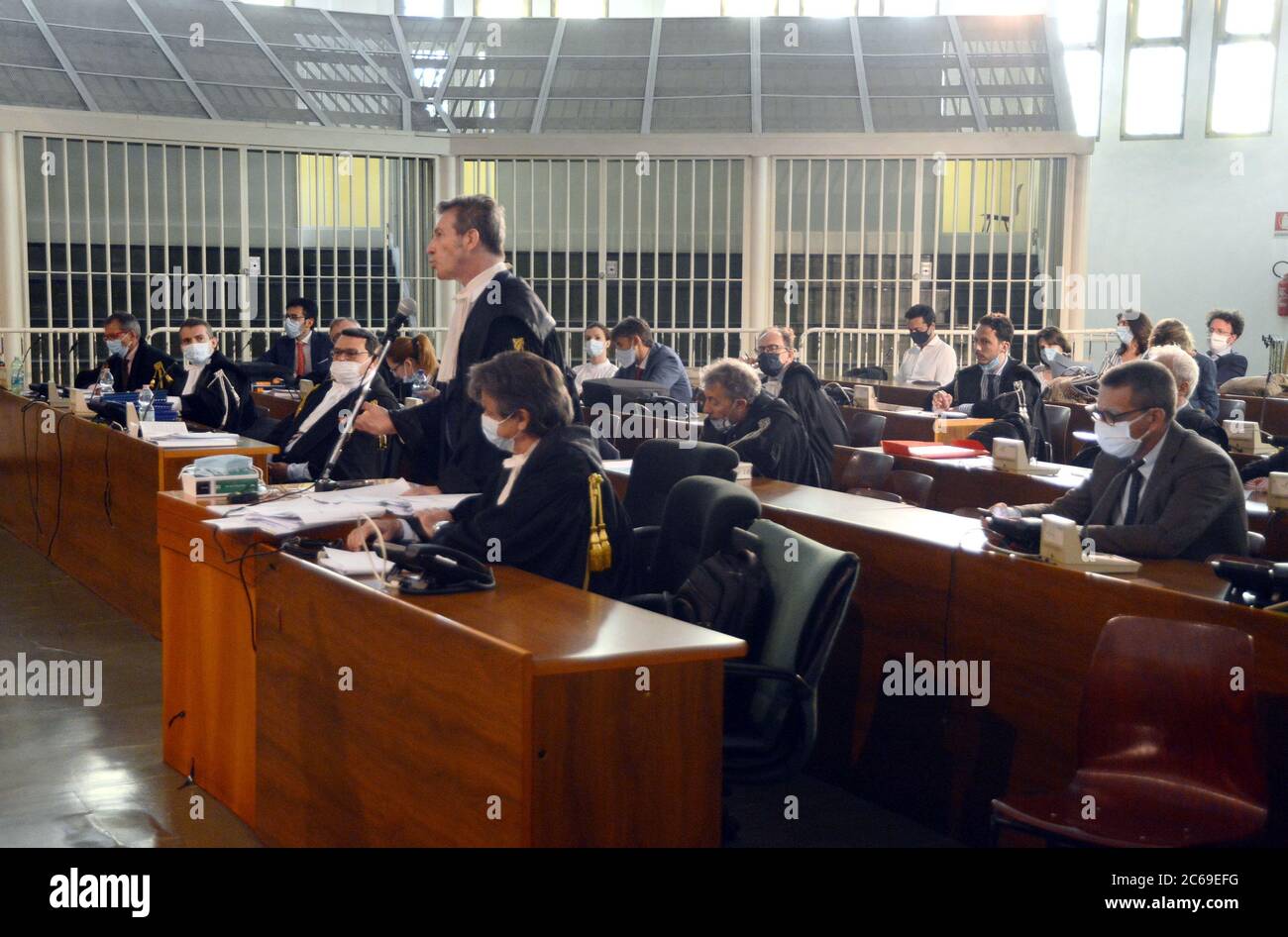Milan, Aula Bunker Filangeri Court, Ousseynou Sy Trial, l Editorial ...