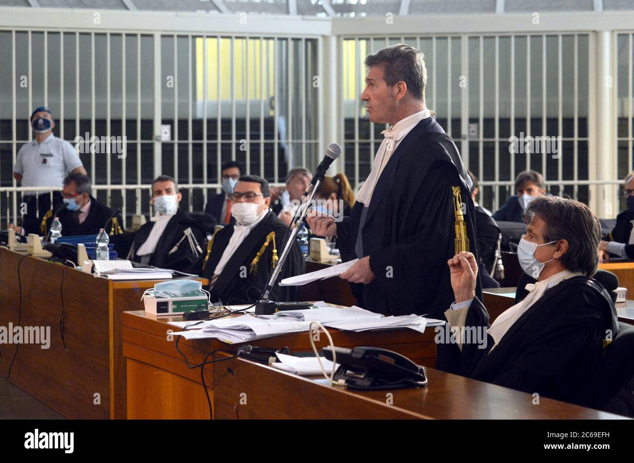 Milan, Aula Bunker Filangeri Court, Ousseynou Sy Trial, l Editorial ...