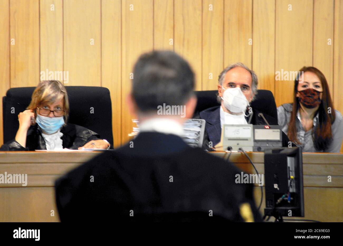 Milan, Aula Bunker Filangeri Court, Ousseynou Sy Trial, l Editorial ...