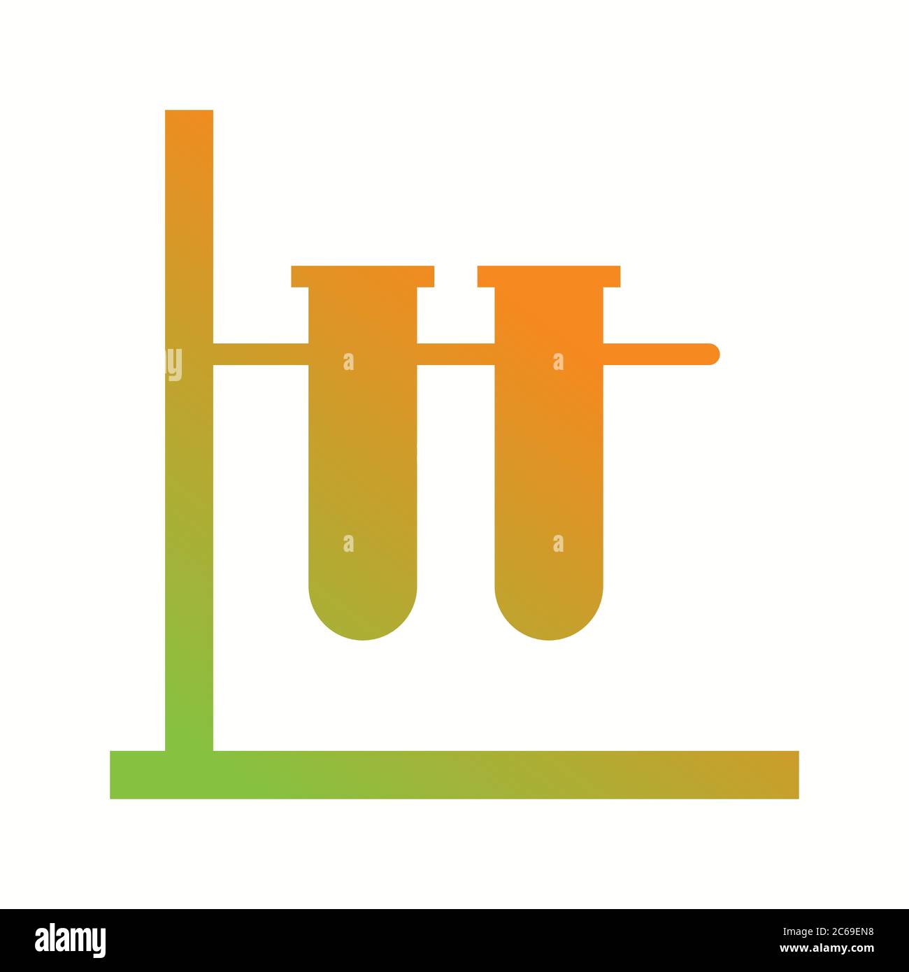 Unique Test Tubes Vector Glyph Icon Stock Vector Image & Art - Alamy