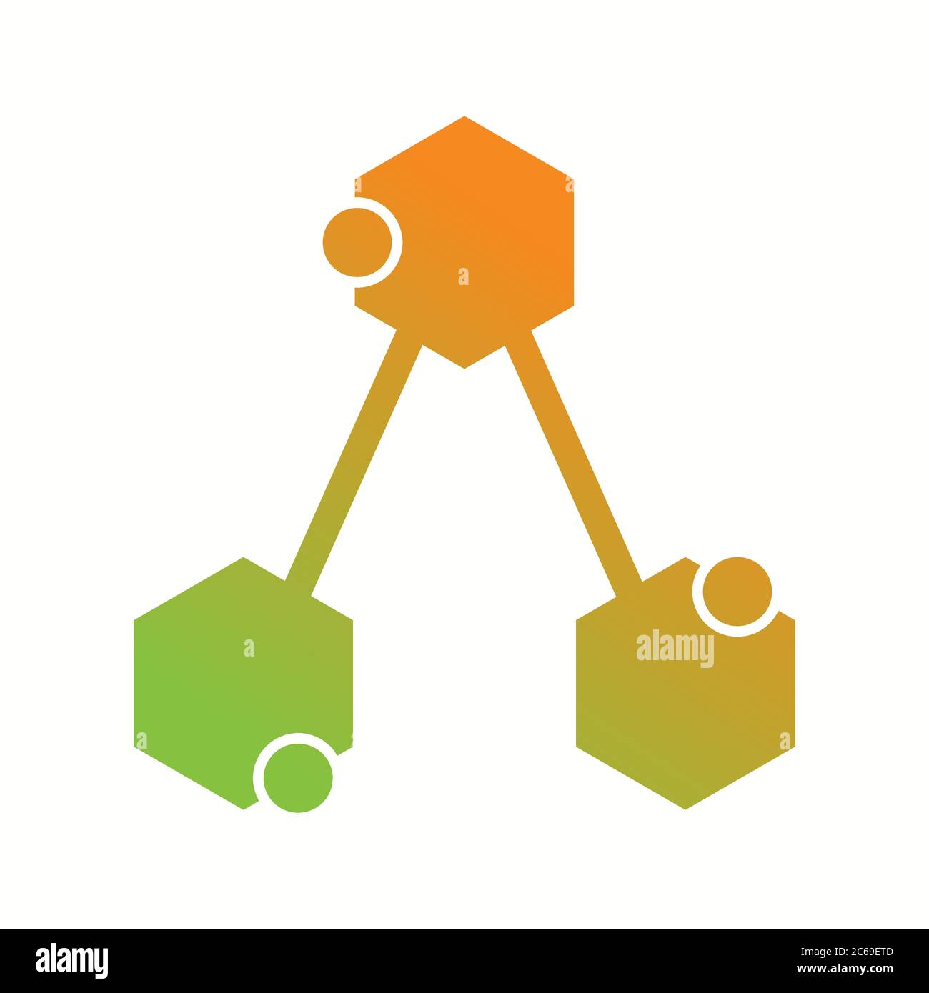 Unique Chemical Structure Vector Glyph Icon Stock Vector Image & Art ...