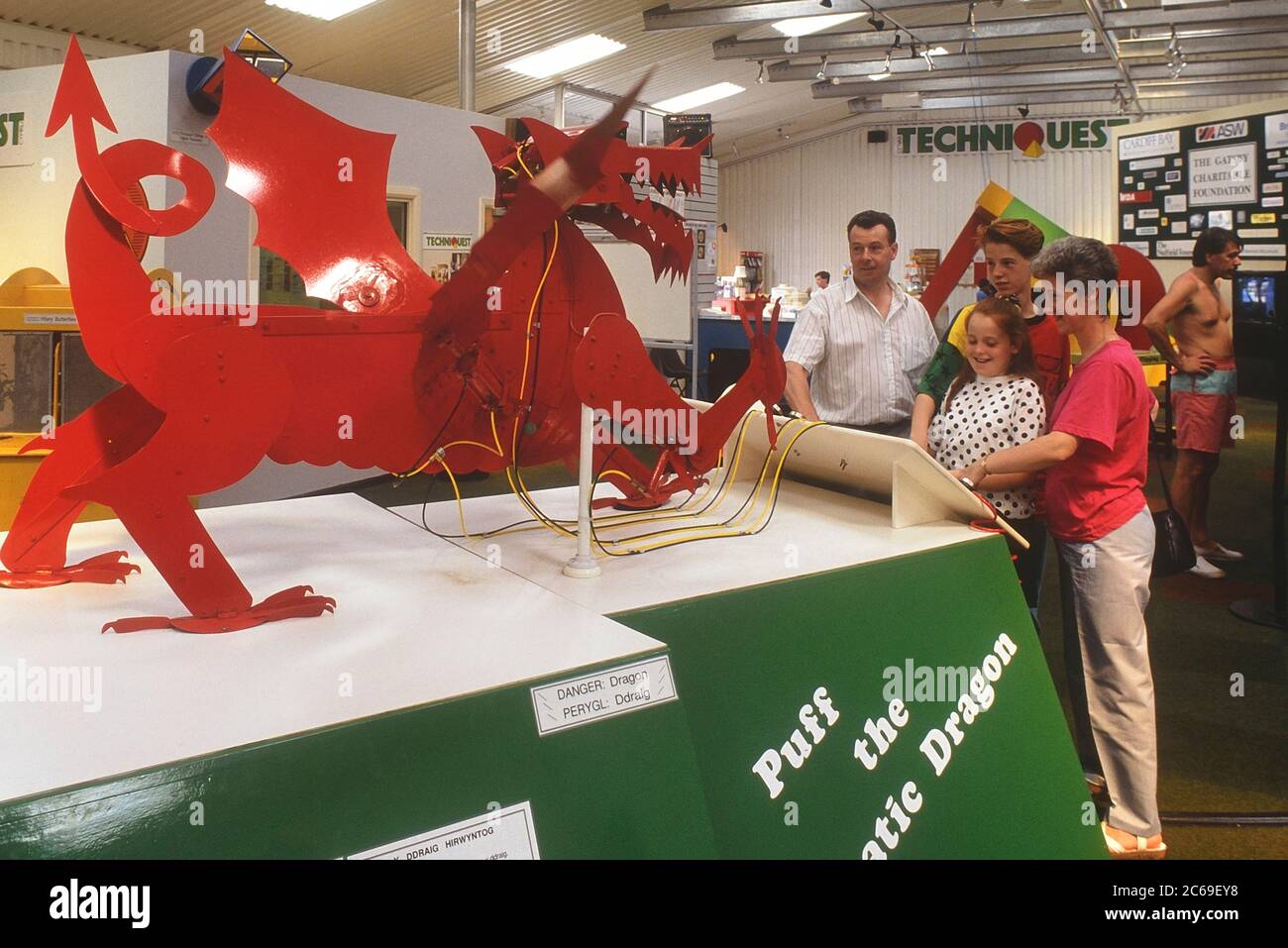 HOME DISCOVER TRAILS Puff the Pneumatic Dragon inside the Techniquest ...