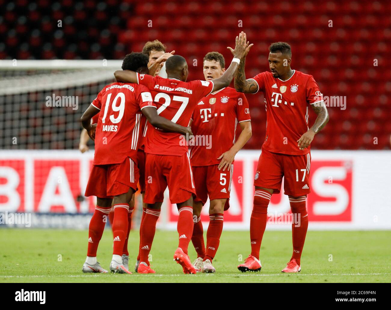 City Of Berlin, Deutschland. 04th July, 2020. Firo football, soccer cup ...