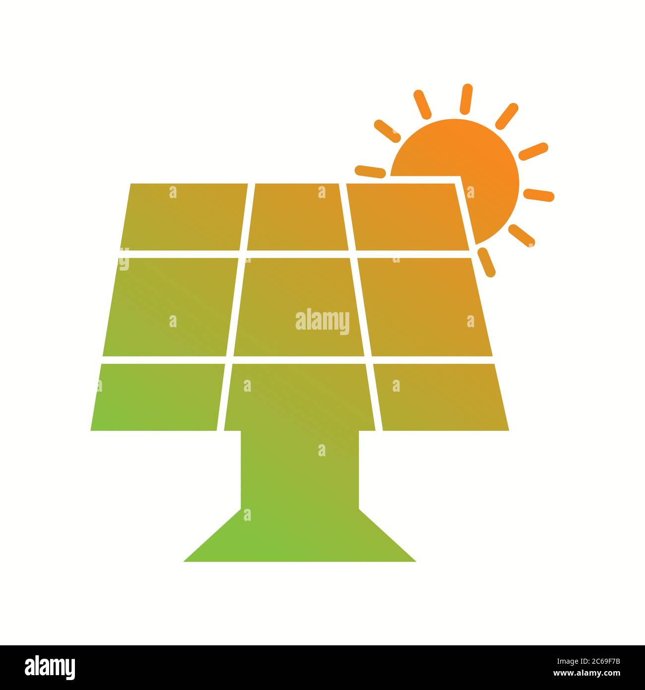 Unique Solar Panel Vector Glyph Icon Stock Vector Image & Art - Alamy