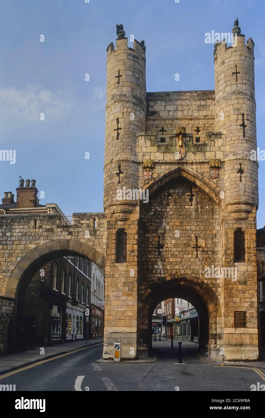 Monk Bar, York, North Yorkshire, England, UK Stock Photo - Alamy