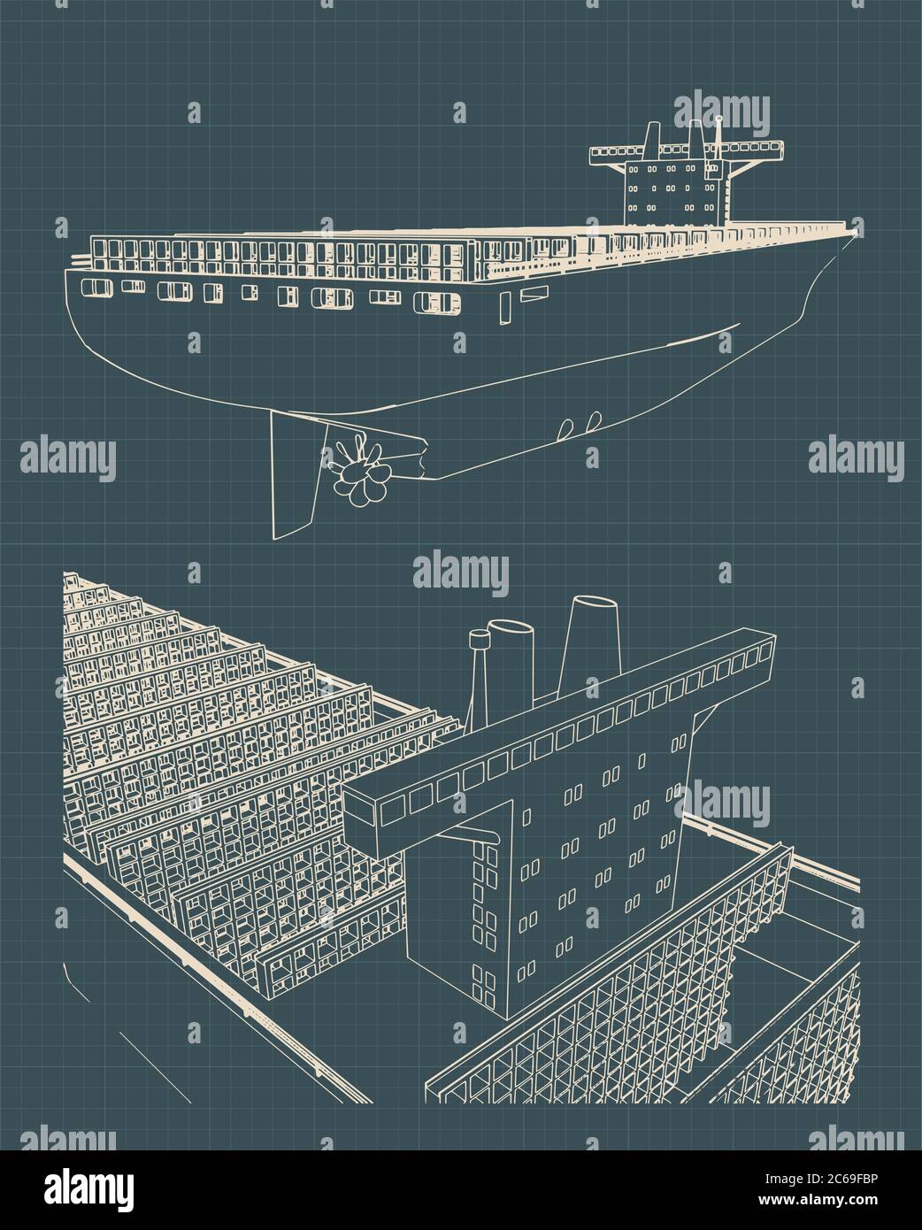 Technical drawing ship hi-res stock photography and images - Alamy