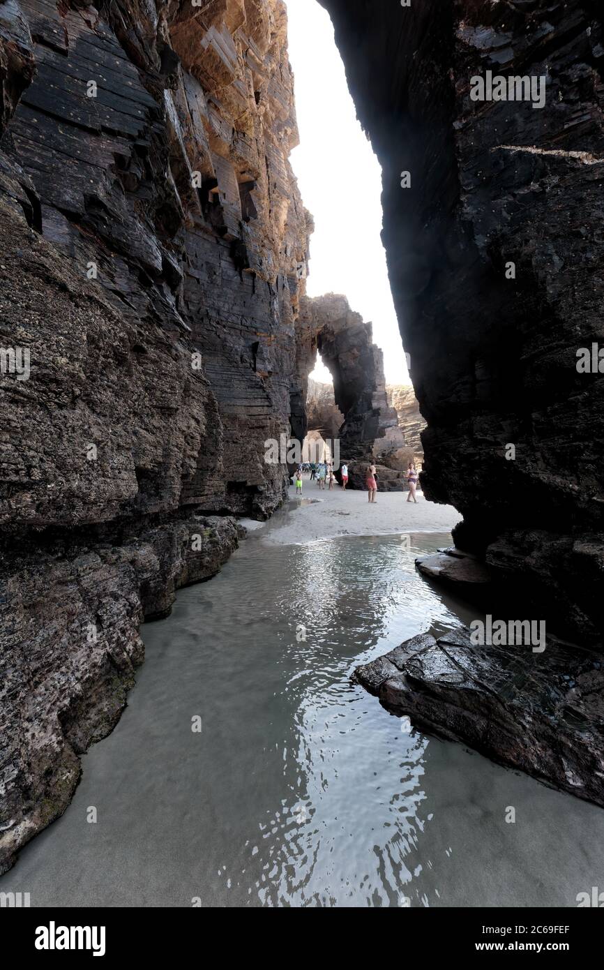 Cathedrals beach. Designated a Natural Monument, is one of the most ...