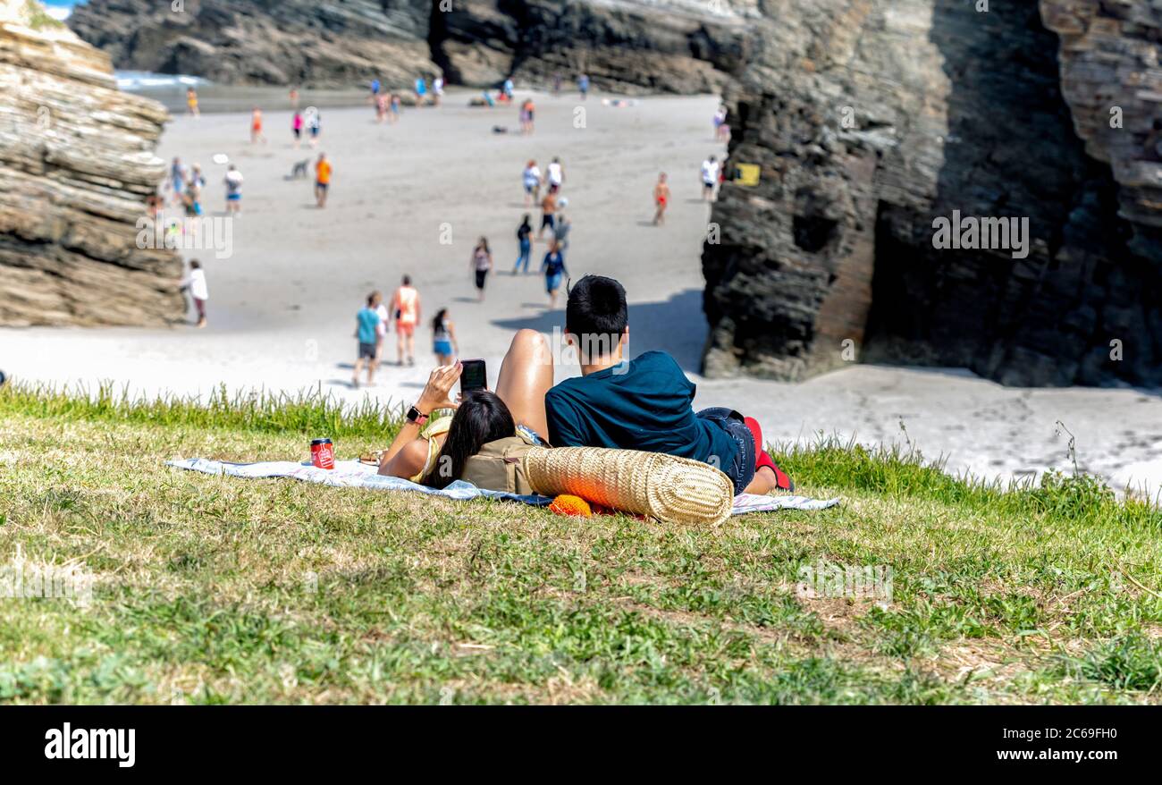 Cathedrals beach. Designated a Natural Monument, is one of the most ...