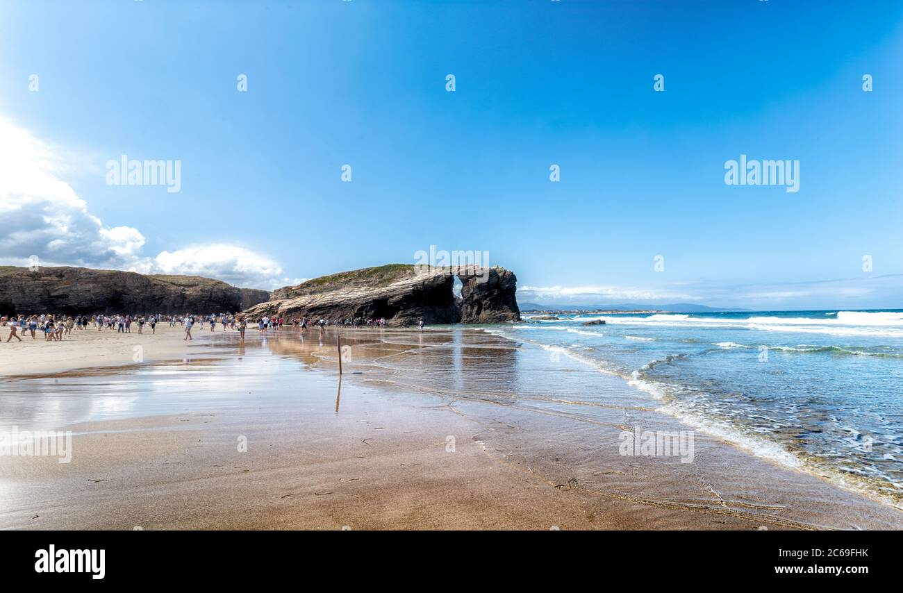 Cathedrals beach. Designated a Natural Monument, is one of the most ...