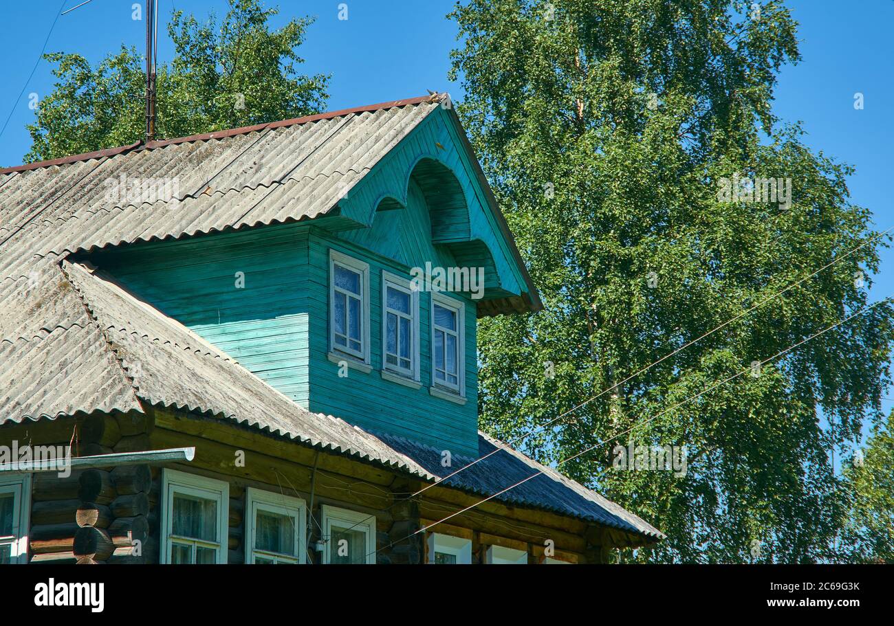 Old northern residential architecture of Russia.Pogost, Seletsky ...