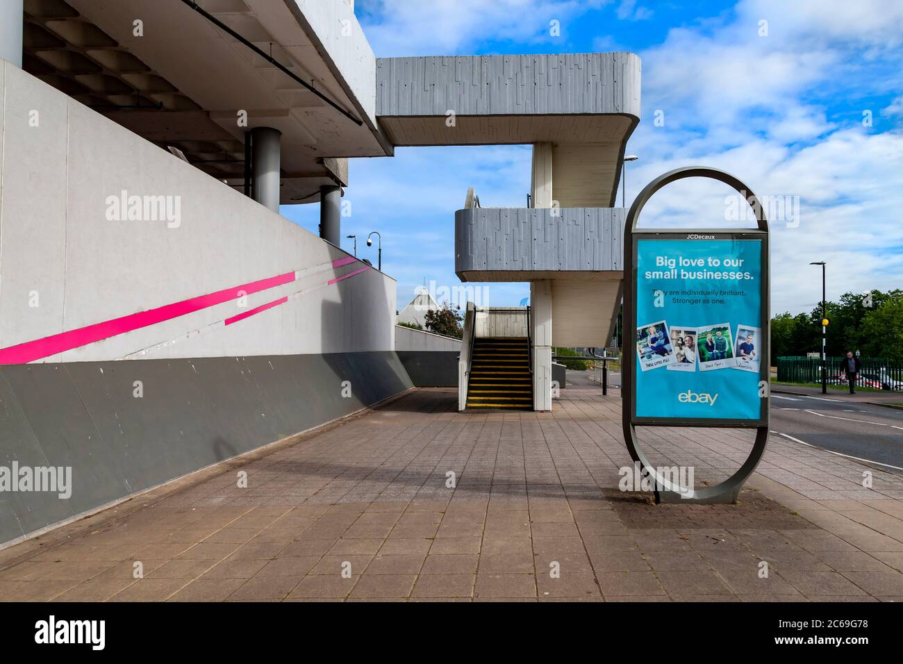 Billing Brook road, and edge of Western Favell Shopping Centre of ...