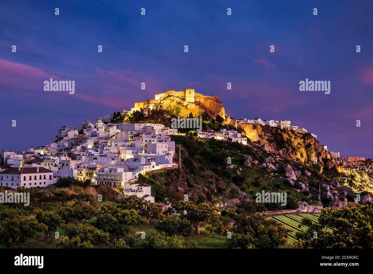 Granada sunset skyline hi-res stock photography and images - Alamy