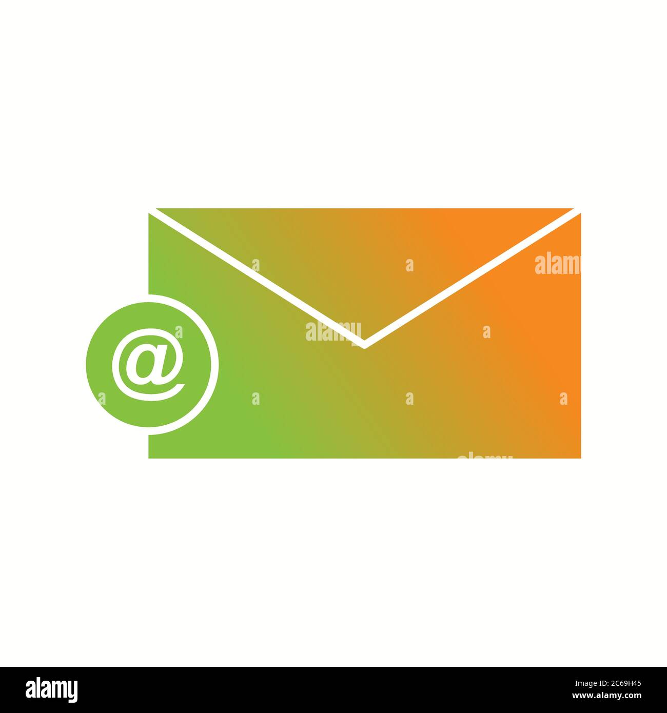 Unique Email Vector Glyph Icon Stock Vector Image & Art - Alamy