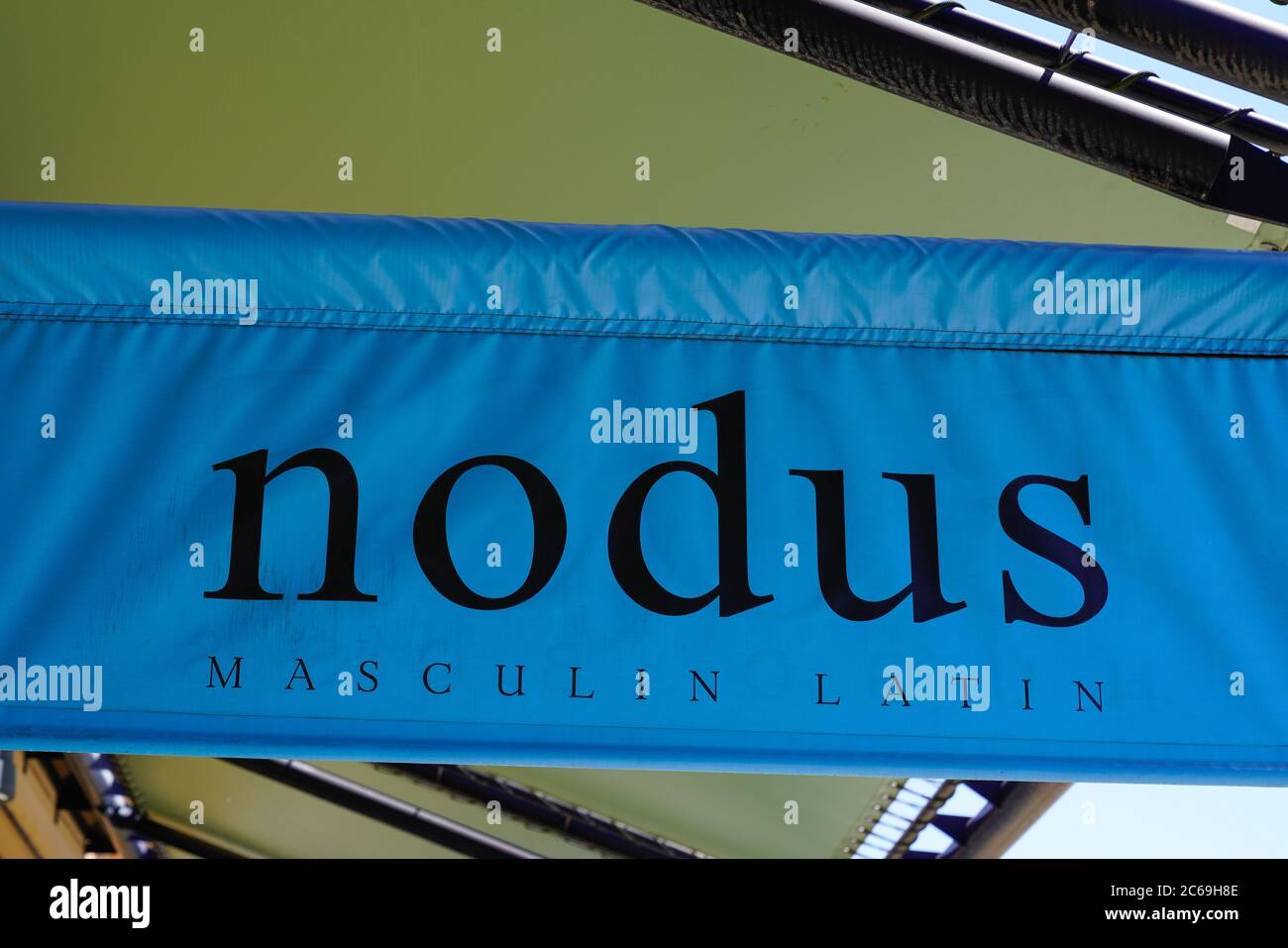 Bordeaux , Aquitaine / France - 07 06 2020 : nodus logo text sign for ...