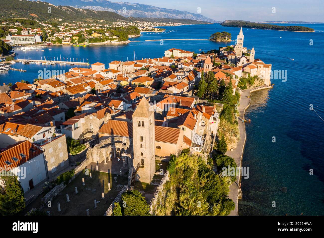 Rab old town Croatia Stock Photo - Alamy