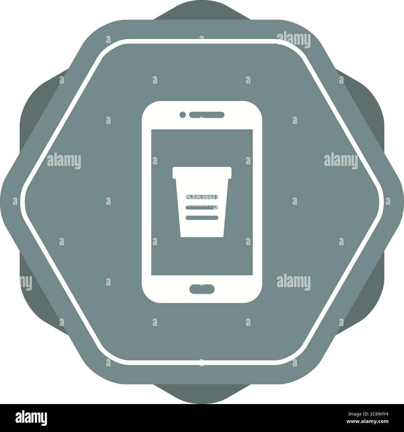 Unique Recycle Bin Vector Glyph Icon Stock Vector Image & Art - Alamy