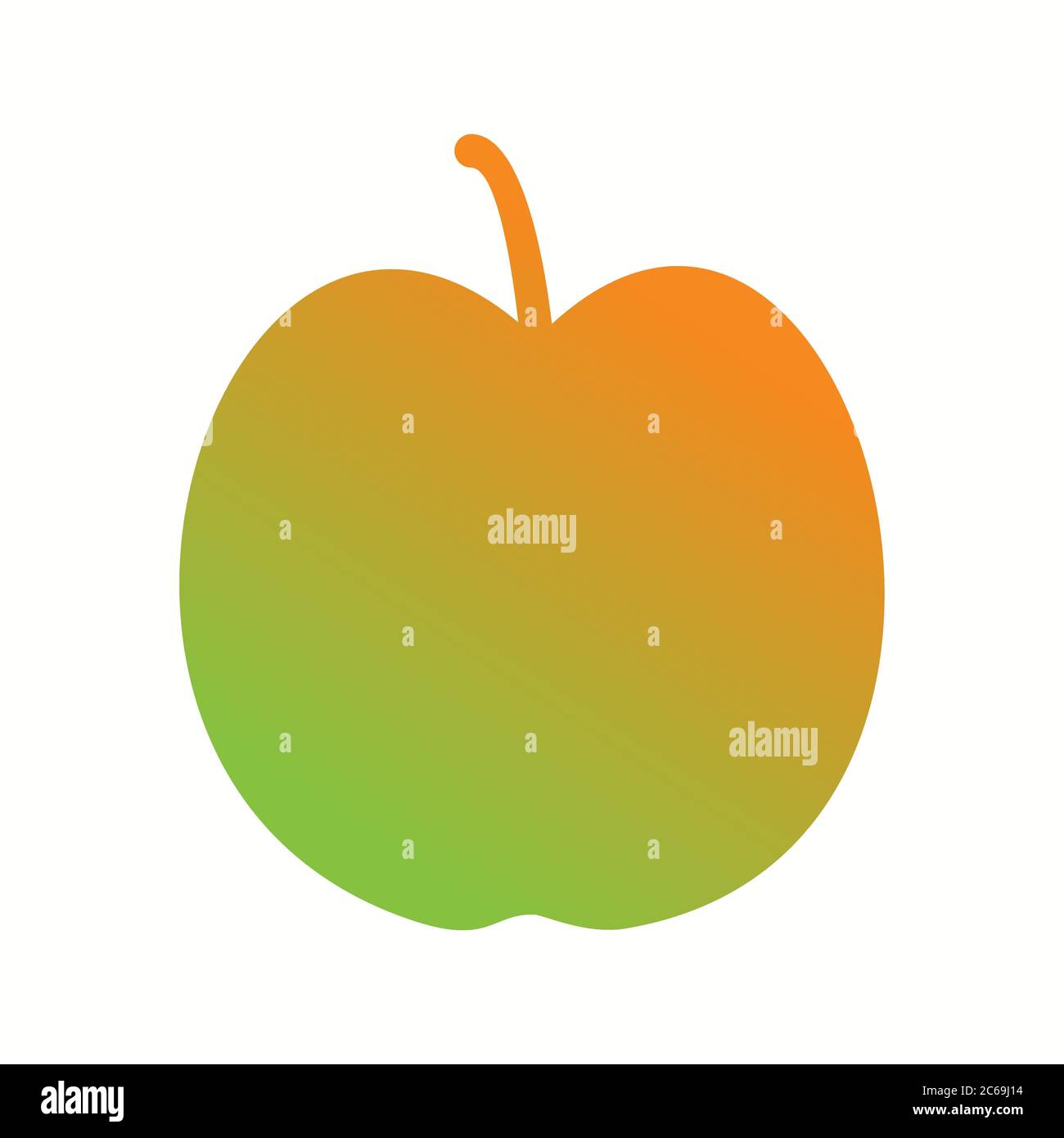 Unique Apple Vector Glyph Icon Stock Vector Image & Art - Alamy